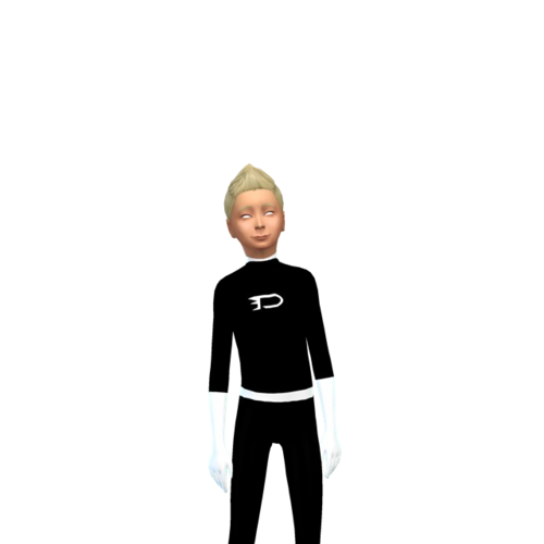 Danny Phantom inspired costume tights for sims 4 - The Sims 4 - Sims ...