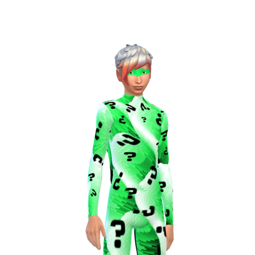 Riddler inspired costume tights for sims 4 - The Sims 4 - Sims - LoversLab