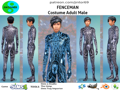 FenceMan / FenceWoman / FenceBoy / FenceGirl tights costume suits for ...