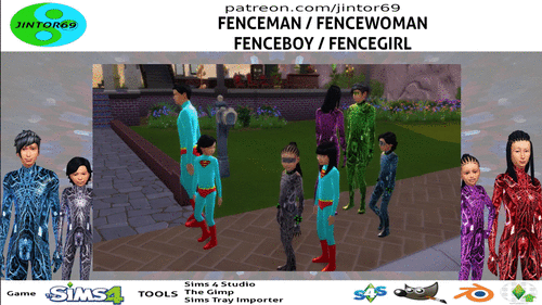 FenceMan / FenceWoman / FenceBoy / FenceGirl tights costume suits for ...