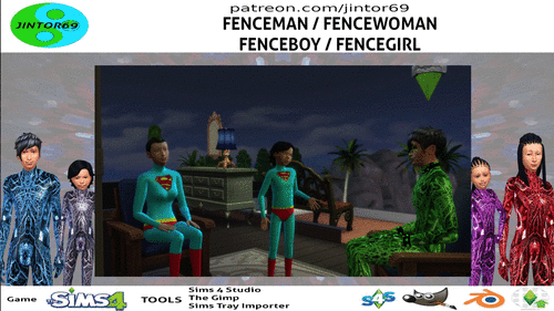 FenceMan / FenceWoman / FenceBoy / FenceGirl tights costume suits for ...