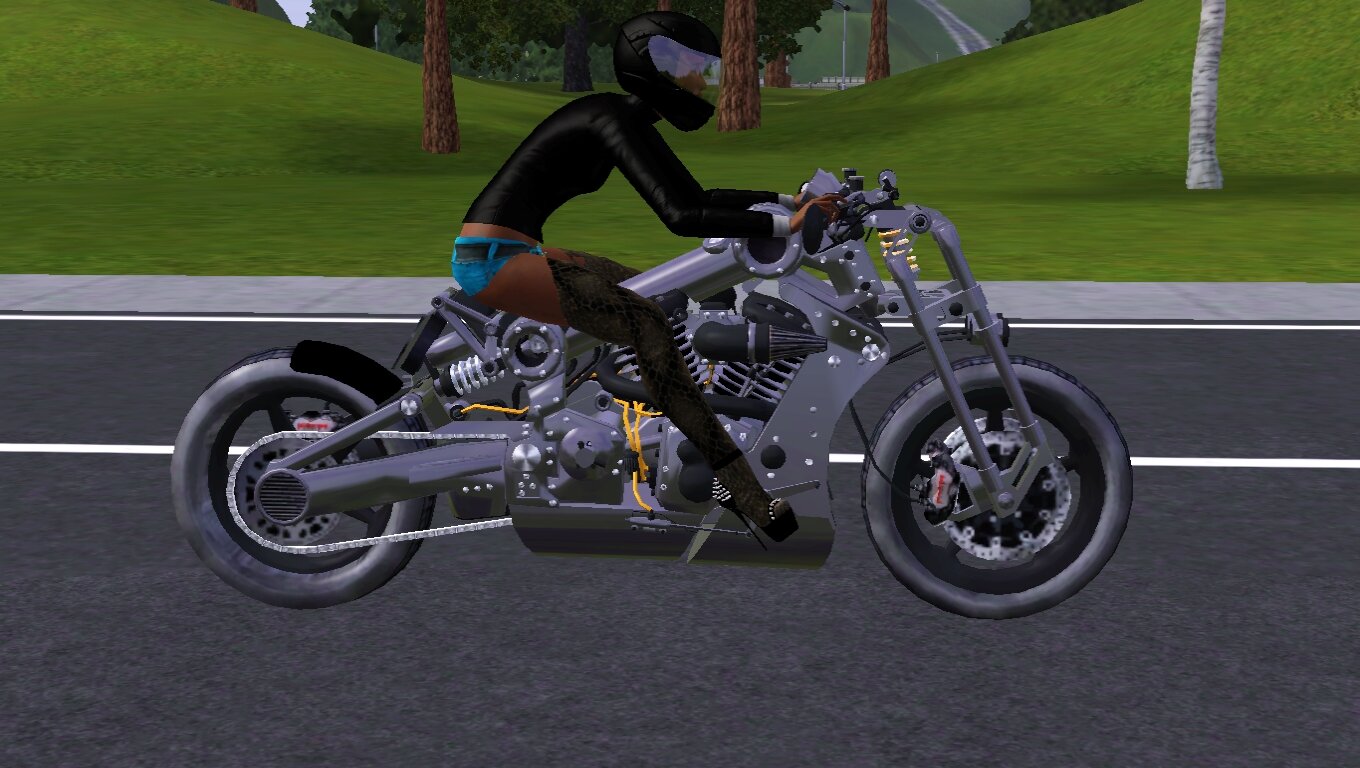 Confederate P120 fighter combat motorcycle - Downloads - The Sims 3 ...