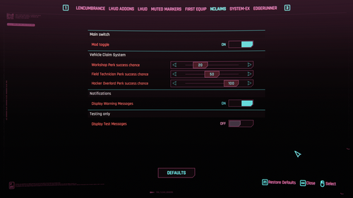 Claim vehicles - Mods - LoversLab