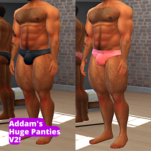 Addams Huge Panties V2 Clothing Loverslab