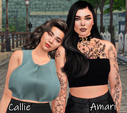 7cupsbobataes Sims Callie And Amari Lesbian Couple Added ♥ 333