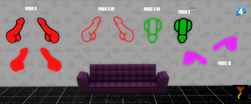 Penis Neon Wall Lights - MEGA Set! - Objects - LoversLab