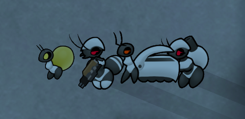 Fluff's Curvaceous Underarmored Mechanoids - Rimworld - LoversLab