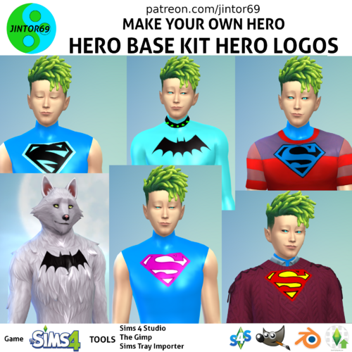 Jintor69 Hero Base Kit Heroes logos - Clothing - LoversLab