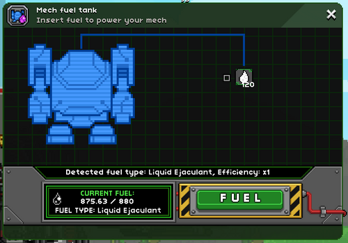 Cum As Fuel!!! - Starbound - LoversLab