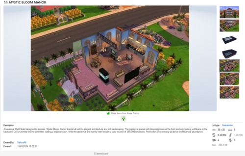 Mystic Bloom Manor - Lots - LoversLab