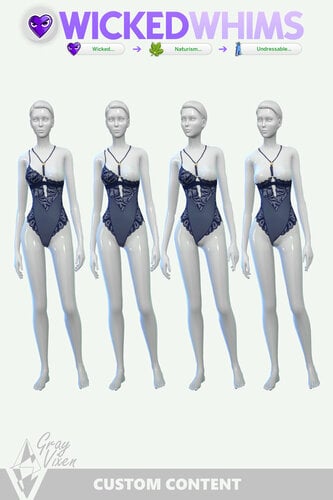Sims 4 Allure Bodysuit CC | Undressables for WickedWhims - Clothing - LoversLab