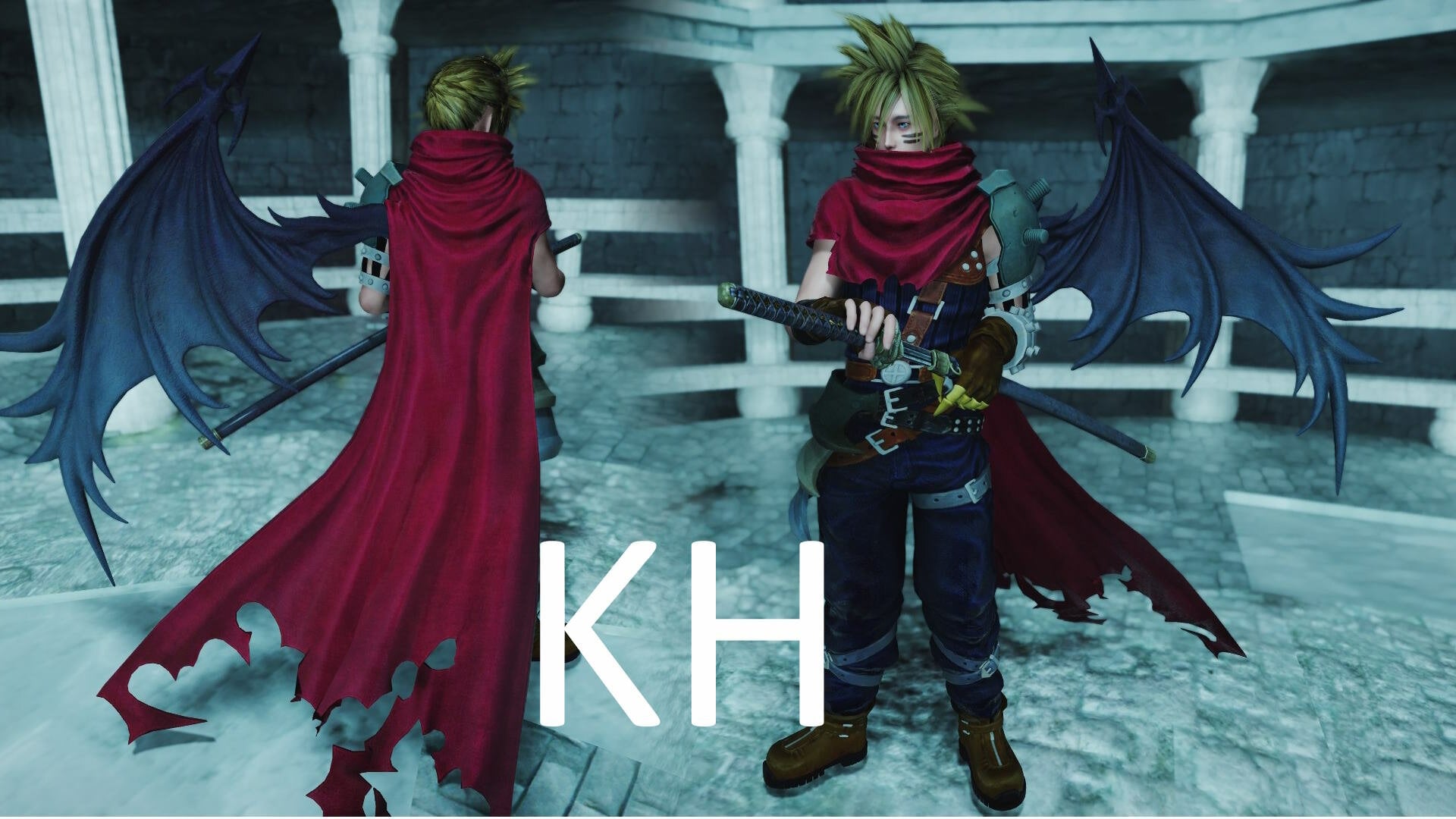 Cloud Set (Advent Children & Kingdom Hearts) HIMBO HDT-SMP - Downloads ...