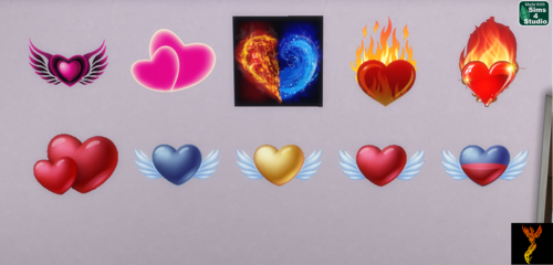 SFW Valentine-Themed Sims 4 Wall Decor and Wallpaper - Objects - LoversLab