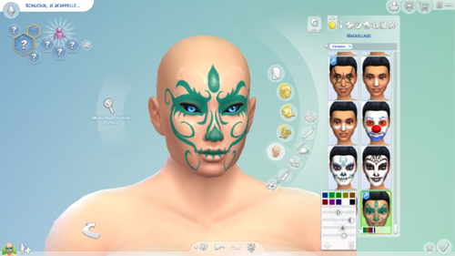 Skull Face Paint Color - Accessories & Makeup - LoversLab