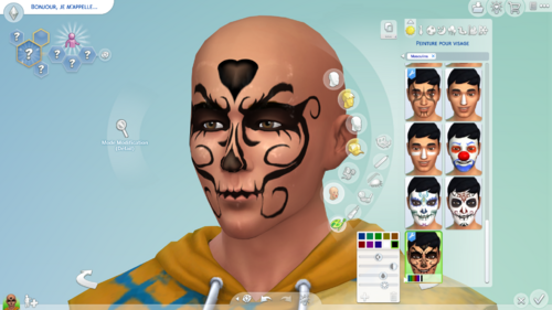 Skull Face Paint Color - Accessories & Makeup - LoversLab