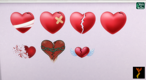 SFW Valentine-Themed Sims 4 Wall Decor and Wallpaper - Objects - LoversLab