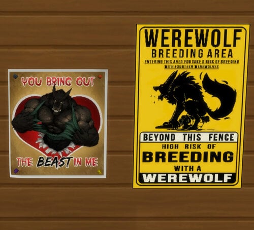 Werewolf SFW & NSFW Posters - Objects - LoversLab