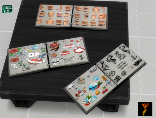 Tattoo Parlor Decor Set - Objects - LoversLab