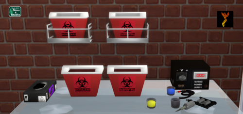 Tattoo Parlor Decor Set - Objects - LoversLab