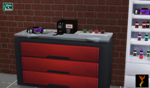 Tattoo Parlor Decor Set - Objects - LoversLab