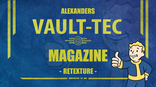 Alexanders Vault-Tec Magazine - Retexture - Models & Textures - LoversLab