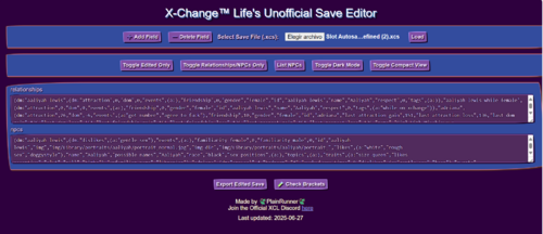 [XCL] Unofficial Save Editor - Modding Tools - LoversLab