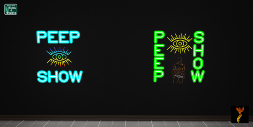 Adult Venue Neon Wall Signs LTS - Objects - LoversLab