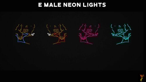 Male Strip Club Neon Wall Lights - Objects - LoversLab