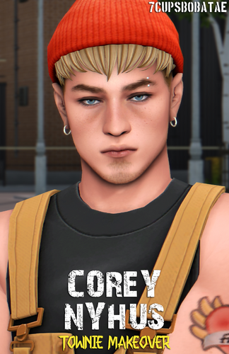 7Cupsbobatae - Corey Nyhus Townie Makeover Sim Download - The Sims 4 ...