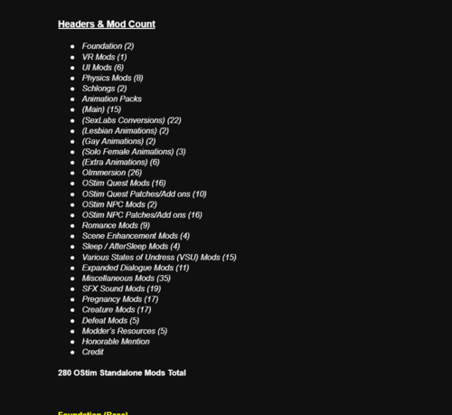 NSFW Skyrim (OStimSA) Mod List - Adult Mods - LoversLab