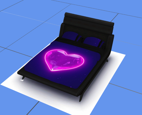 Distorted Heart Bed - Objects - LoversLab