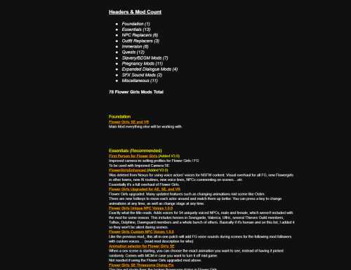 Tamriel Skyrim (FlowerGirls) Mod Hub - Adult Mods - LoversLab