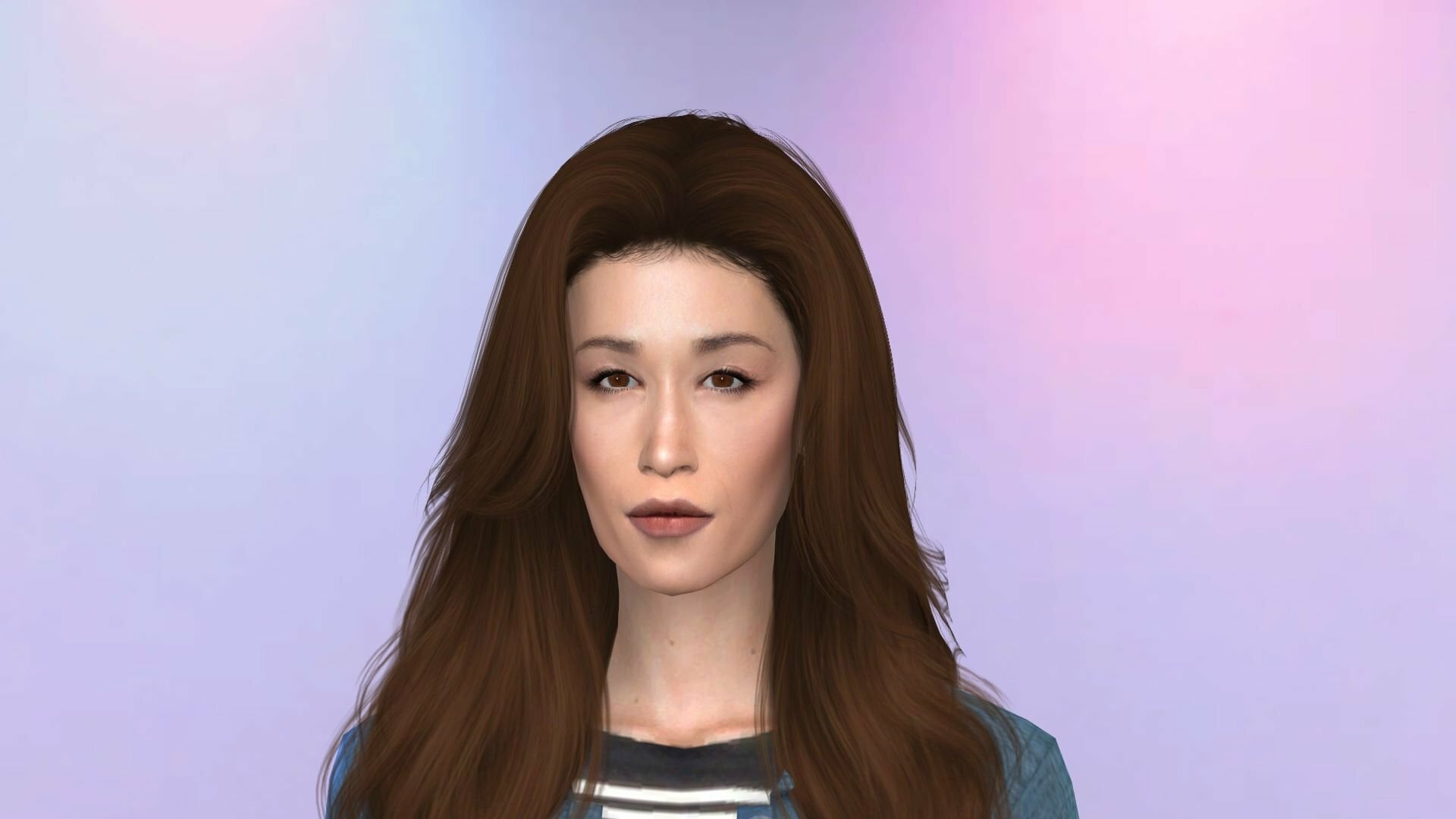 [Celebrity] Maggie Q Sim - My sims showcase (downloadable) - LoversLab
