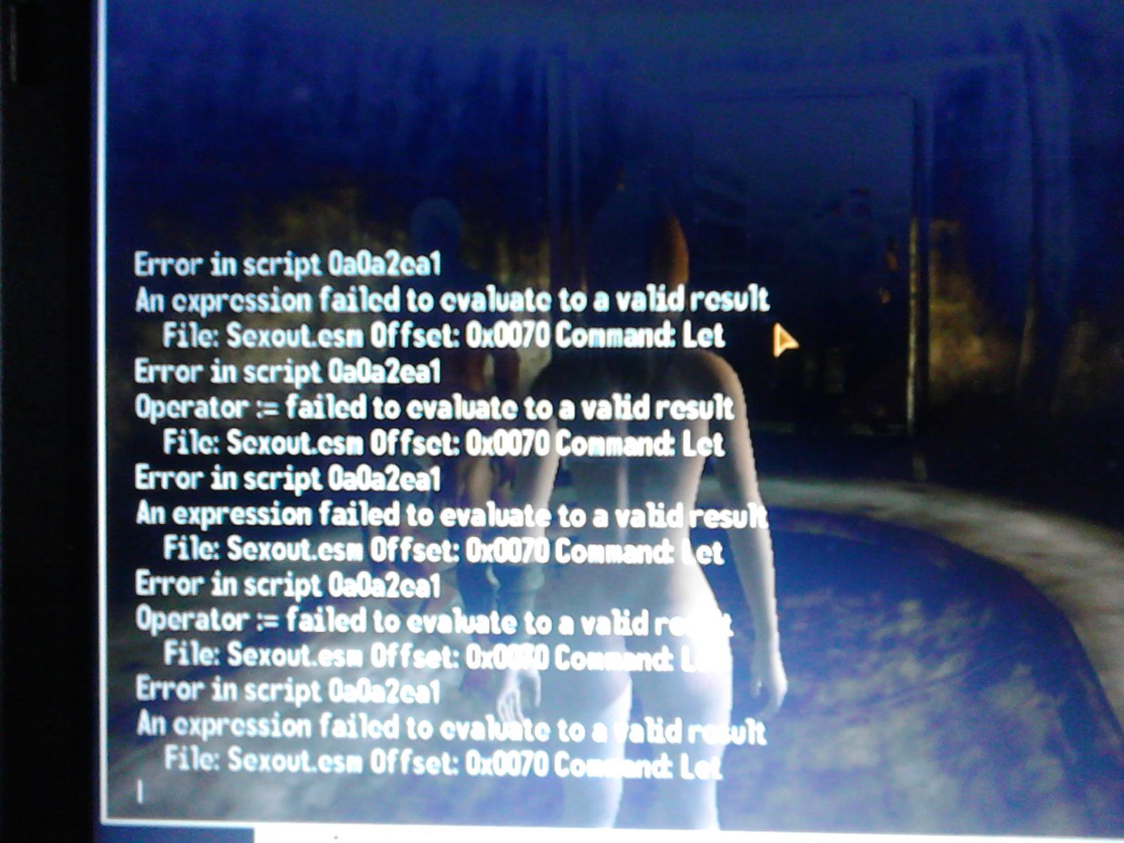 Sexout Sewer Slave Error Technical Support Fallout Sexout Loverslab 2166