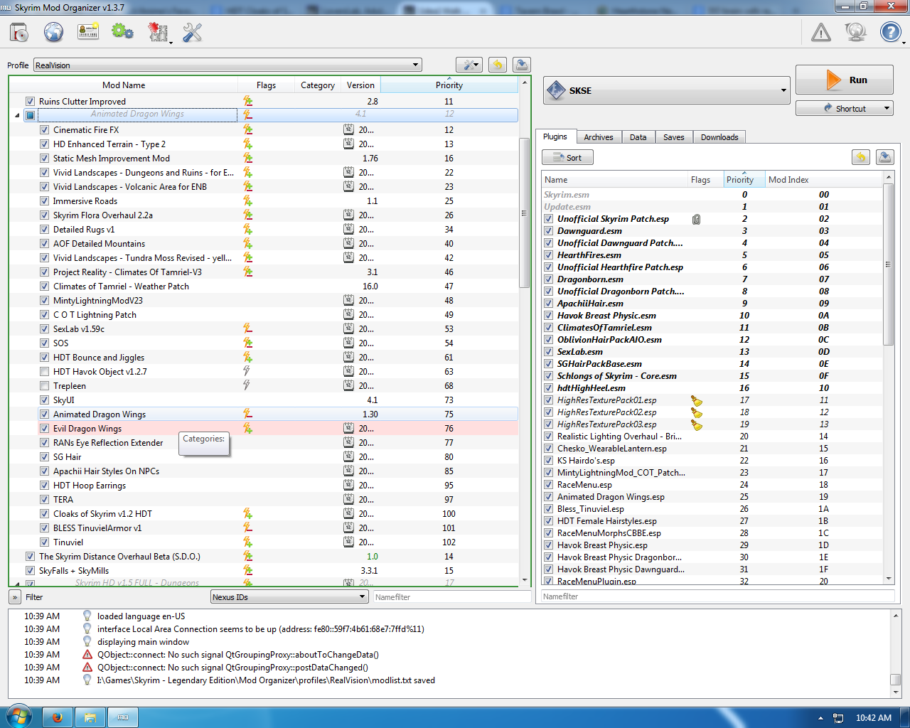 Suddenly Mod Organizer Got Categorized Skyrim Technical Support Loverslab