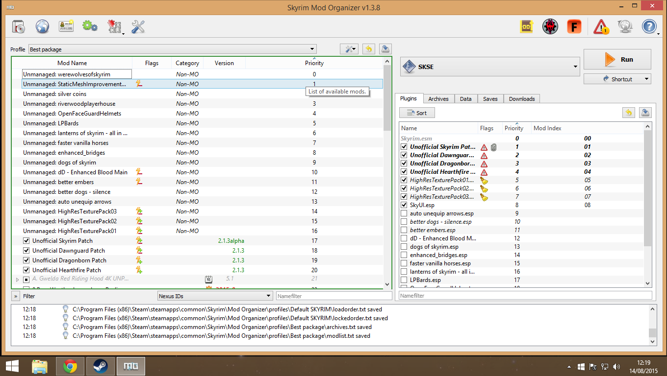 help :( my MO is messed :( - Skyrim Technical Support - LoversLab