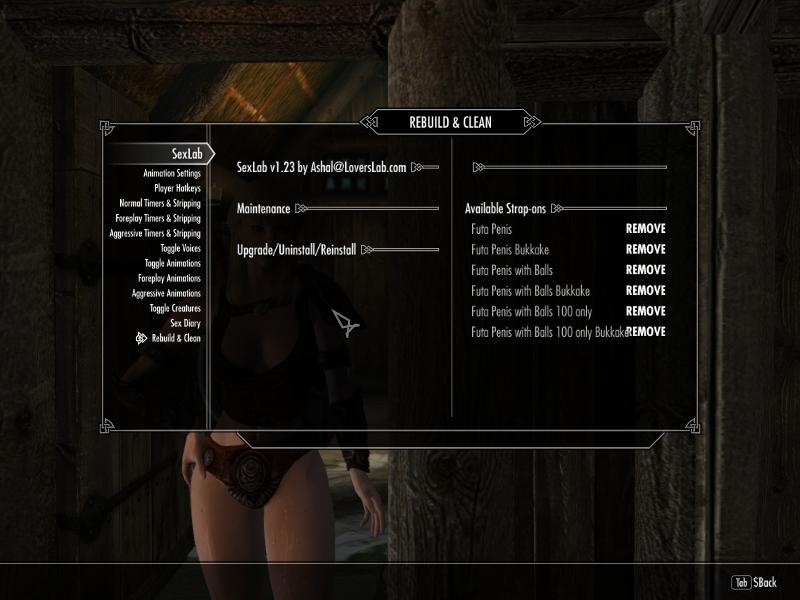 Sexlab Framework Animation Setting And Hotkey Menu Not Showing Problemguys Plssss Help Me