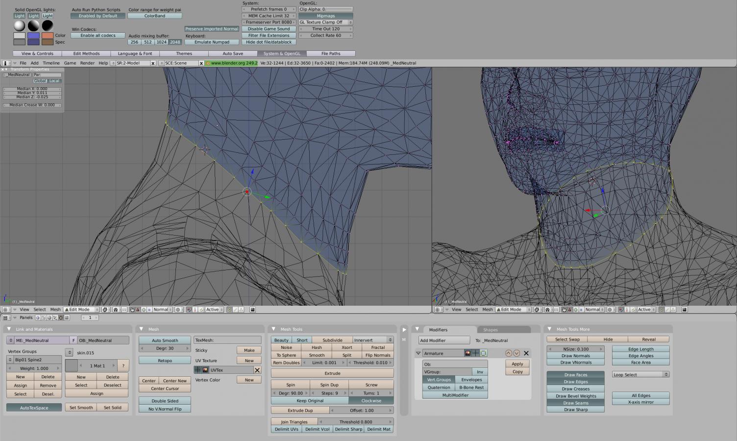 How To Obtain Perfectly Matching Vertex Normals In Blender Oblivion Technical Support Loverslab