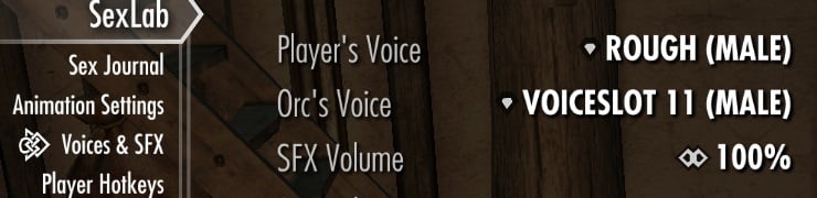Sexlab Morrowind Orc Male Voice Pack For Skyrim 1 0 Sex Effects