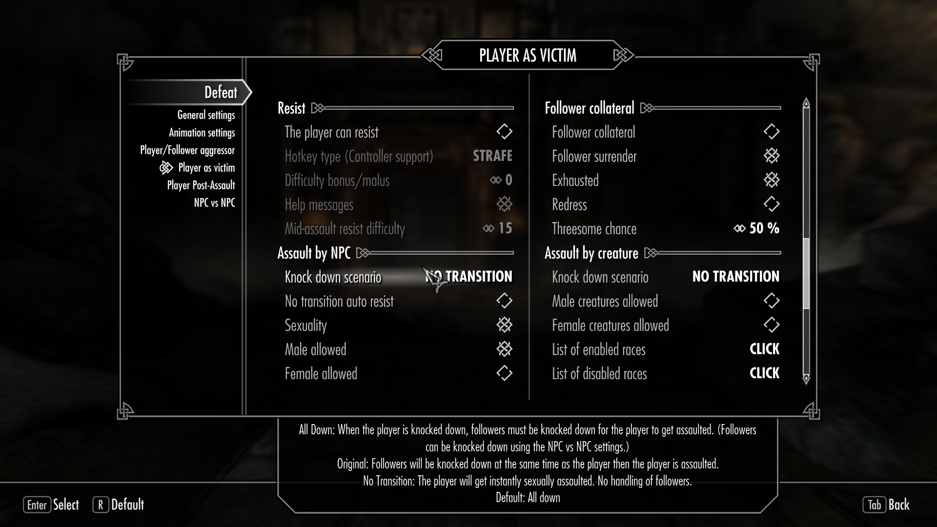 Questions About Defeat And Aroused Technical Support Skyrim Special Edition Loverslab