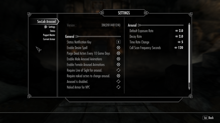 Questions about Defeat and Aroused - Technical Support - Skyrim: Special Edition - LoversLab