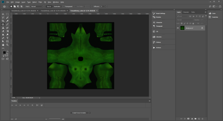Adding vanilla/cbbe rain wet texture effect to custom body textures ...