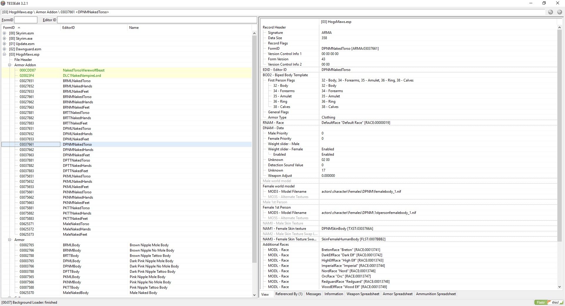 Body Mesh Sharing Vs Individual Skyrim Technical Support Loverslab