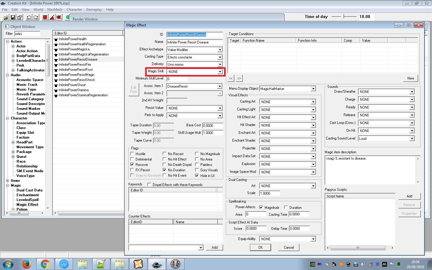 Magic Menu Crash - Skyrim Technical Support - LoversLab