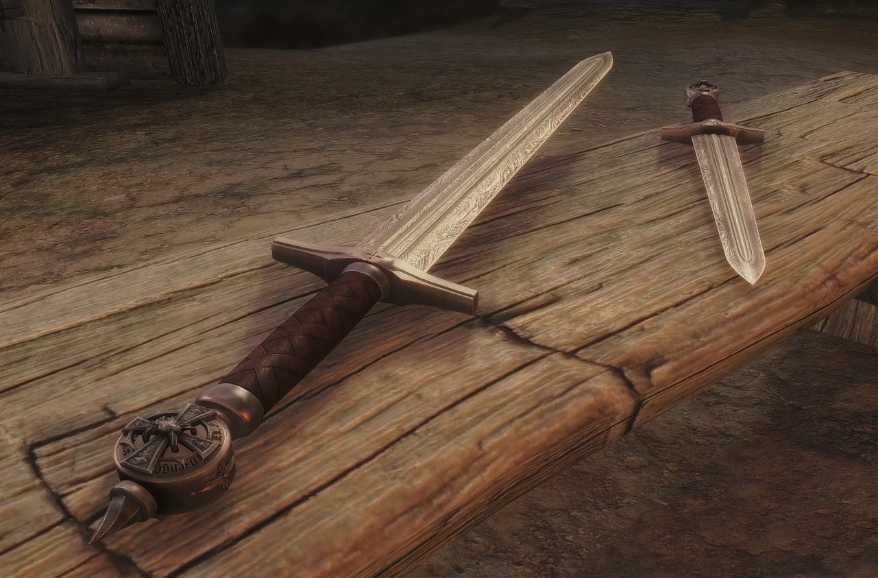 Need Advice On Normals And Enviroment Textures For These Weapons Request And Find Skyrim Non