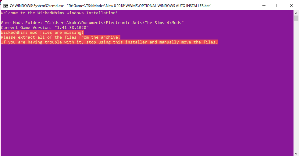 Wickedwhims Doesnt Work The Sims 4 Technical Support Loverslab 4896