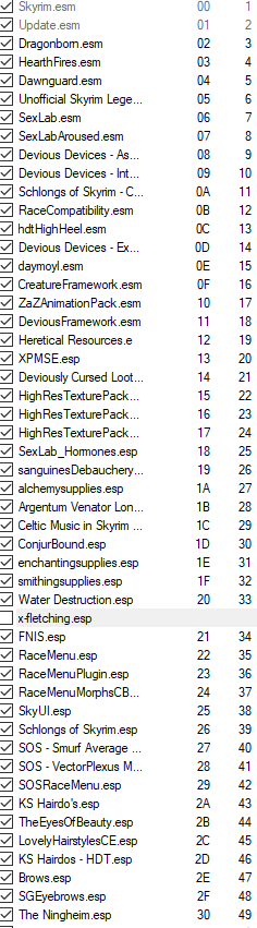What Is Your Skyrim Load Order Skyrim General Discussion LoversLab