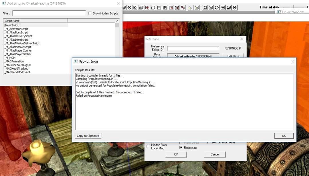 Compilation Error When Simply Adding New Script Skyrim Technical Support Loverslab