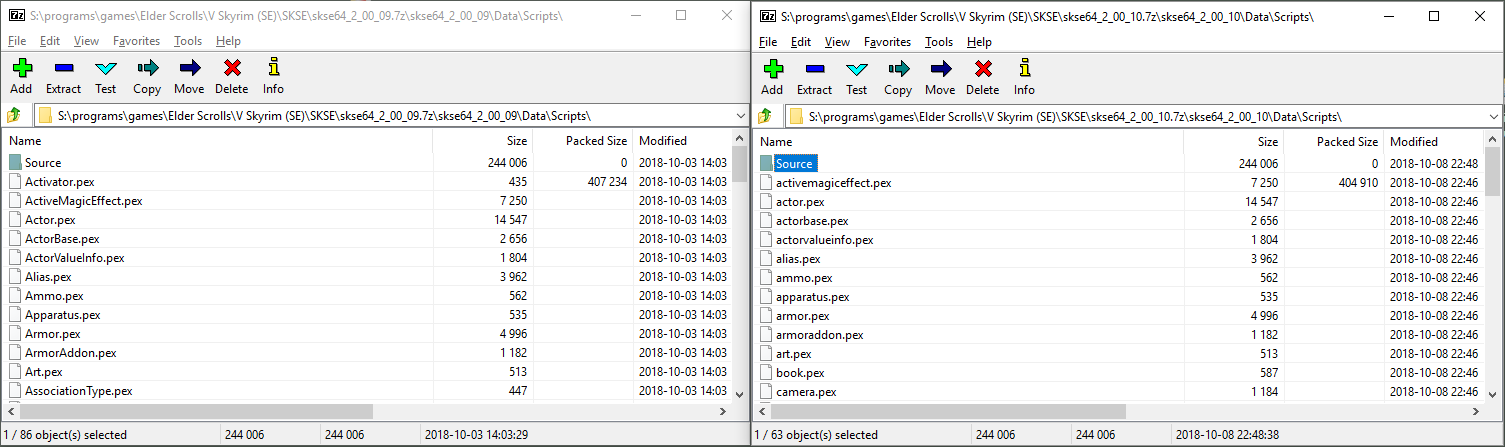 Skse Versions Included Scripts Technical Support Skyrim Special Edition Loverslab