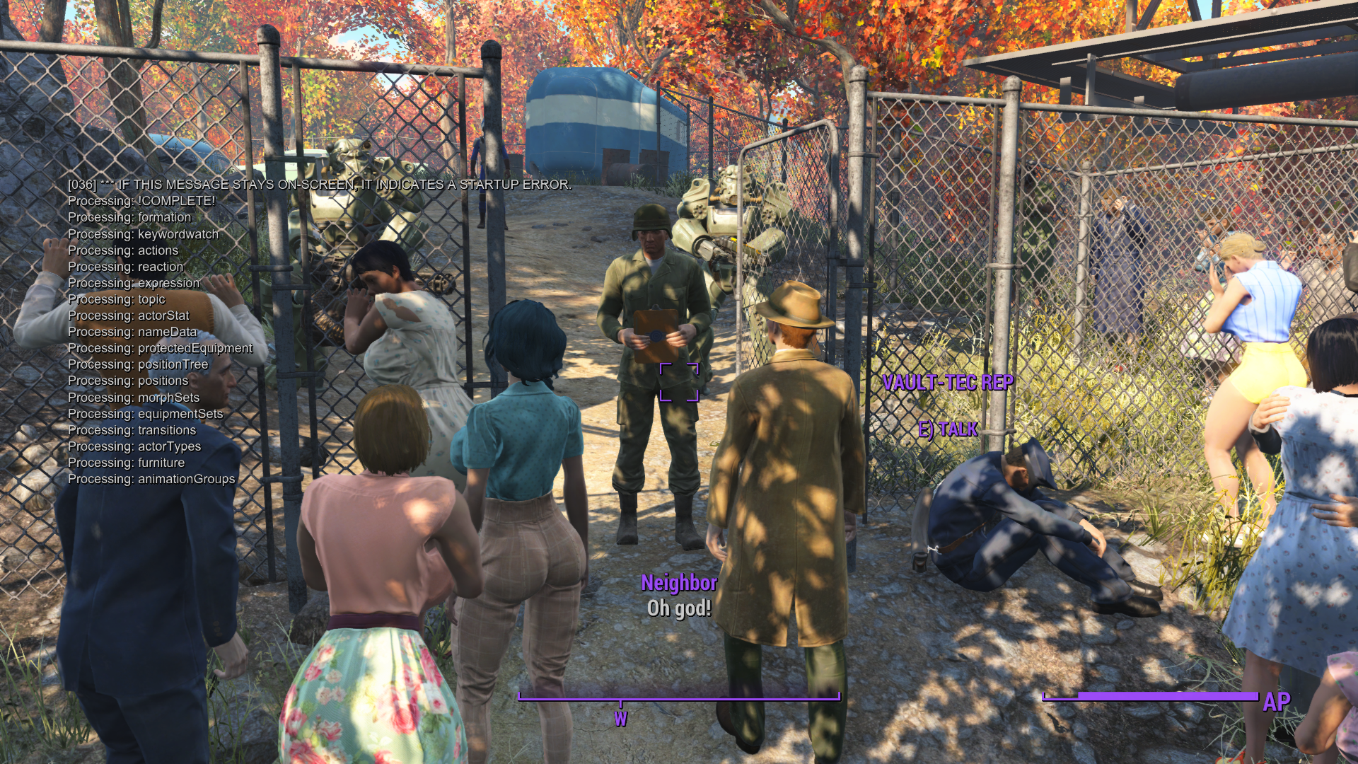 Why Is This Text Stay On The Screen Fallout 4 Technical Support 